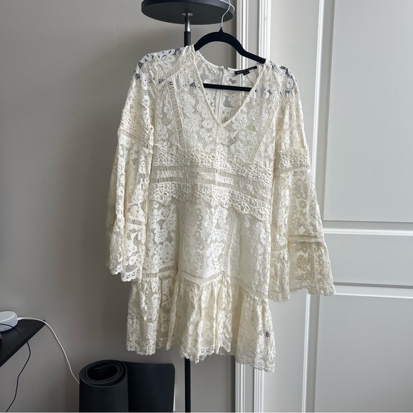 Boston Proper | Dresses | Boston Proper Ivory Lace Dress | Poshmark